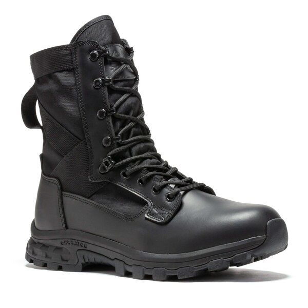 Rock Rooster Footwear - Botas Pro Black Men's 8 inch Side Zipper ...