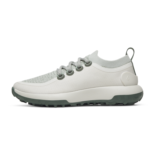 Allbirds - Women's Trail Runners - Parchment/Seagrass (Parchment Sole ...