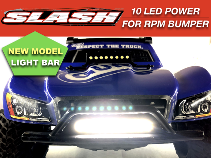 Traxxas slash bumper lights store