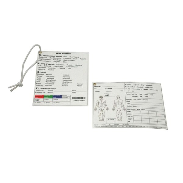 MediTac Kits - Tactical Casualty Care Card - Military & First Responder ...