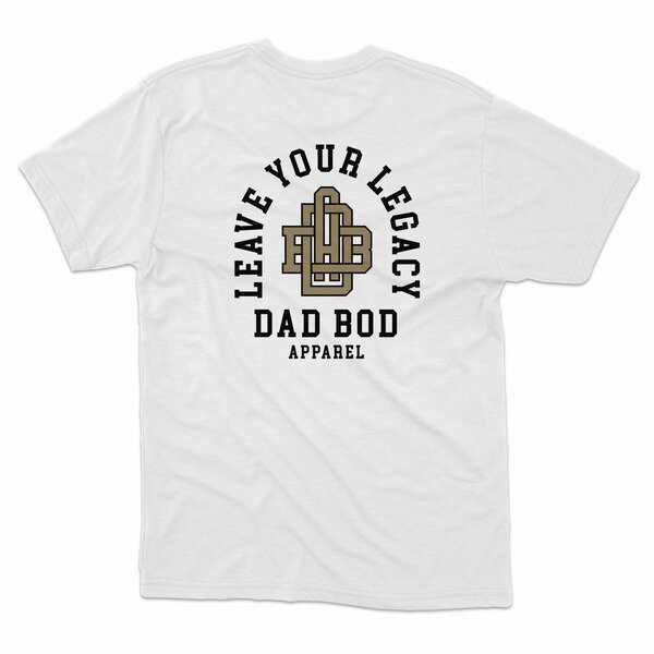 DadBod Apparel - DadBod Monogram Shirt (White) - Military & First ...
