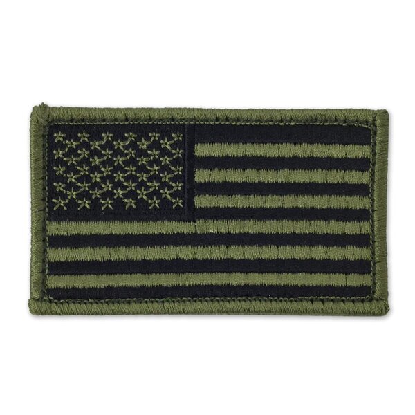 Army Gear - American Flag Velcro Patch (OD Green) - Military & First ...
