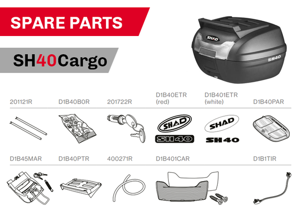 SHAD USA - SH40 Cargo Spare Parts - Military & First Responder ...