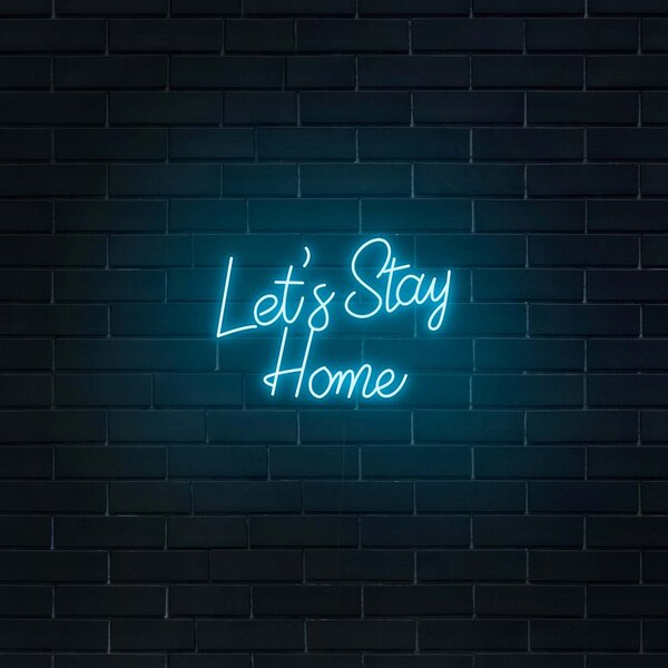 Nuwave Neon - 'Let's Stay Home' V2 Neon Sign - Military & First ...