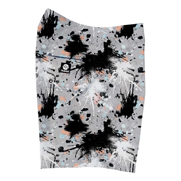 One Stop Shorts - RetroWave Boardshorts - Abstract Spalt - Military ...