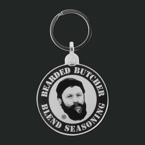 The Bearded Butchers - Bearded Butcher Logo Keychain - Military & First ...
