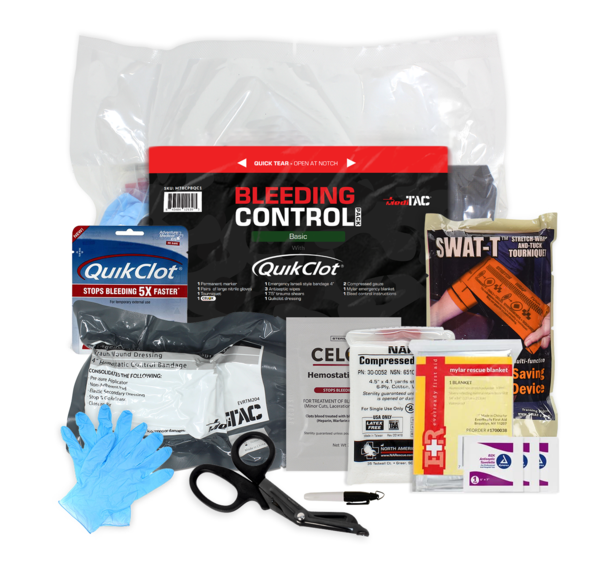 MediTac Kits - Bleeding Control Pack Basic with Celox - Military ...