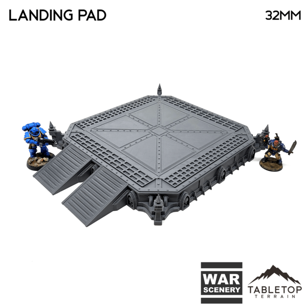 Tabletop Terrain - Landing Pad - Military & First Responder Discounts | GOVX