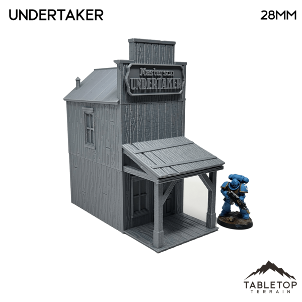 Tabletop Terrain - Old West Undertaker - Wild West Building - Military ...