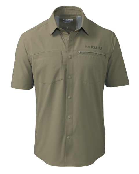 KUIU - Mesa Vented SS Snap Shirt | Khaki - Military & First Responder ...