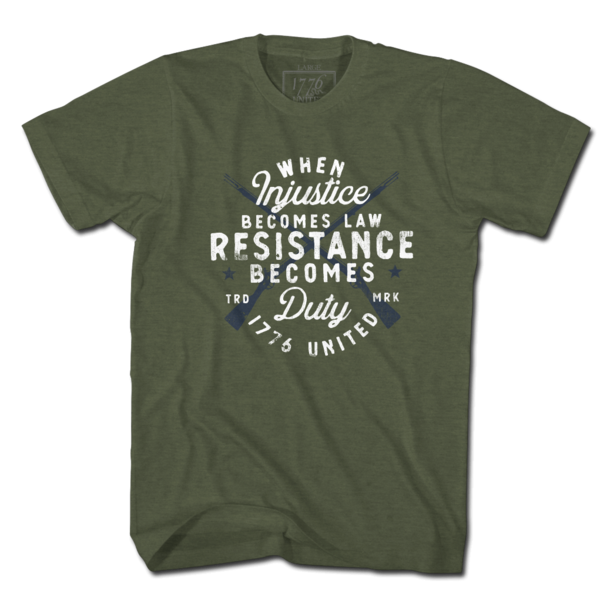 1776 United - Resistance Becomes Duty - Military & First Responder ...