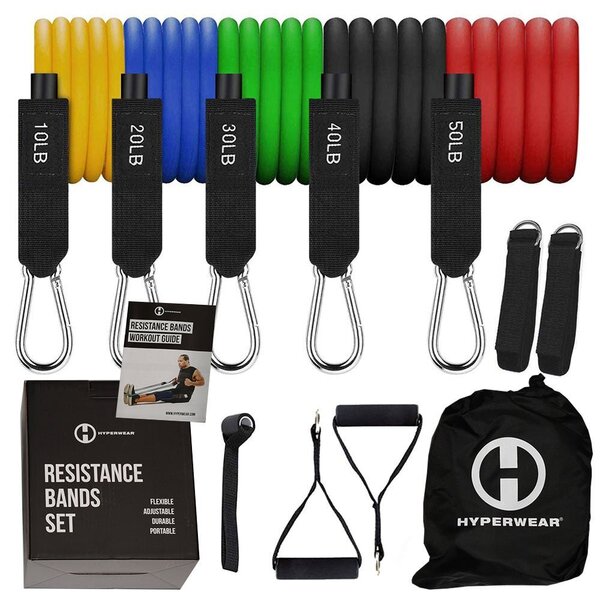 Hyperwear - Resistance Tube Bands | Versatile Bands for Strength and ...