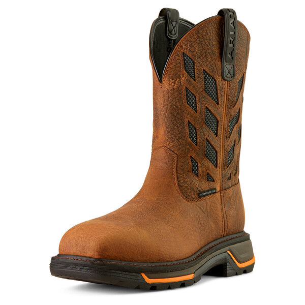 Ariat - Men's Big Rig Tread VentTEK Composite Toe Work Boot - Military ...