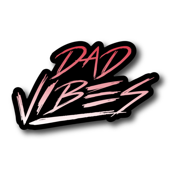 DadBod Apparel DadVibe Miami Vice Sticker Military First
