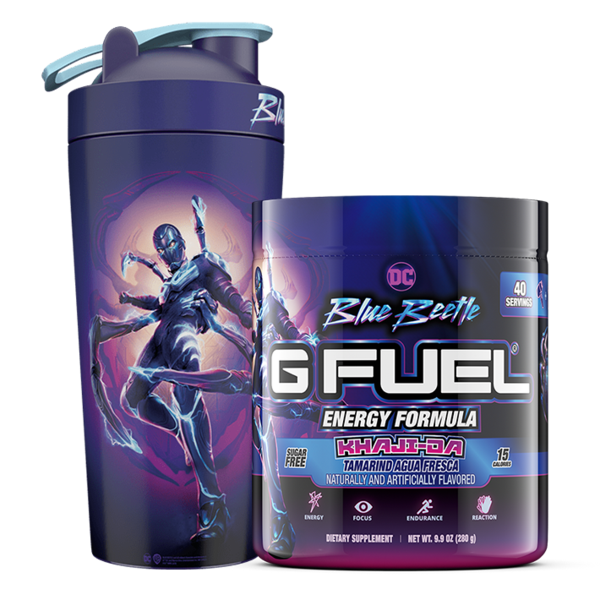 G FUEL - Blue Beetle Khaji-Da Bundle - Military & First Responder Discounts | GOVX