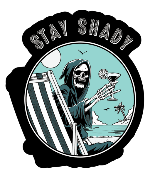 Last Call Co. - Stay Shady Sticker - Military & First Responder ...