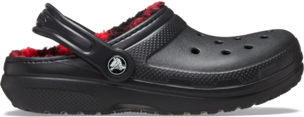 Crocs - Kids' Classic Lined Buffalo Check Black Clog - Discounts for ...