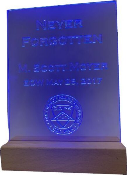 COPS SHOP - Customized Light Up Sign - Military & First Responder ...