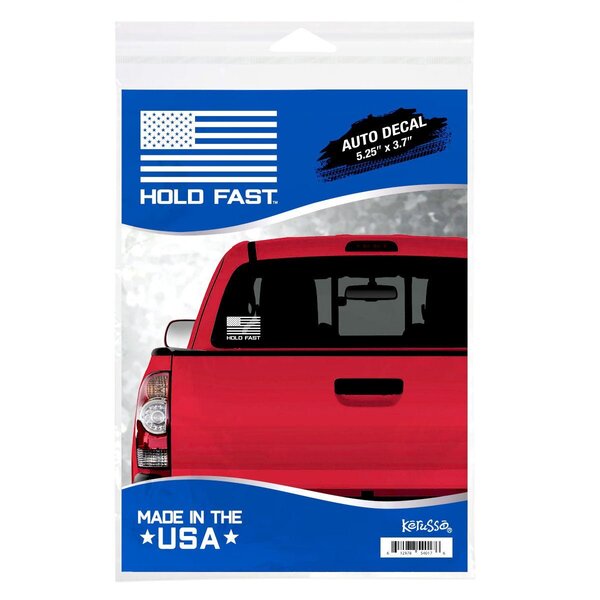 We Hold Fast - Flag Logo Vinyl Auto Decal - Military & First Responder ...