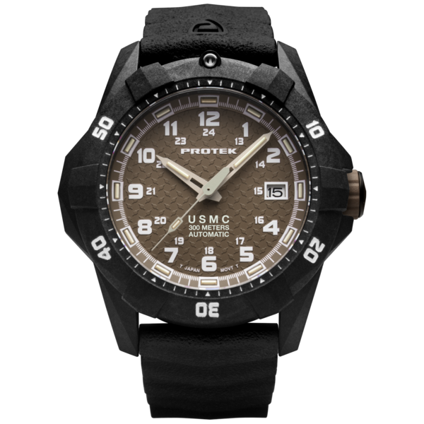 Protek - PT1216 USMC Carbon Automatic Dive Watch - Discounts for ...