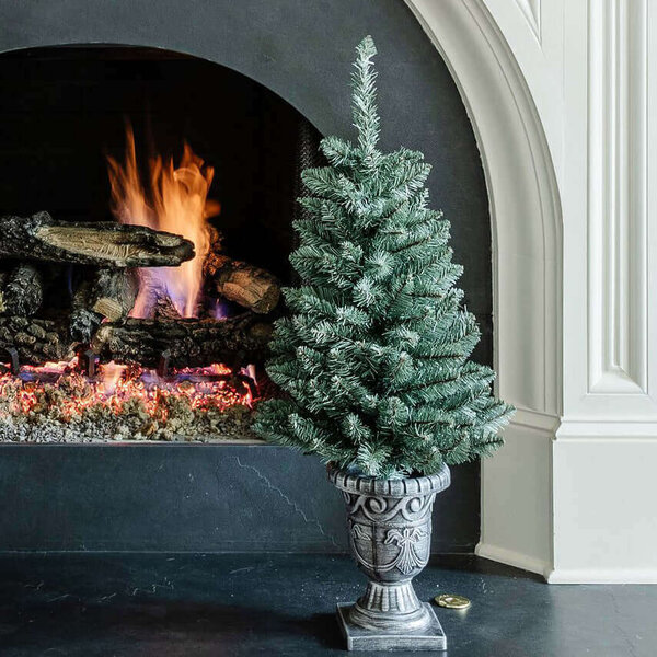 King of Christmas - 3' Tribeca Spruce Blue Tabletop Tree with 70 Warm ...