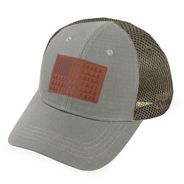Highland Tactical - American Flag (Trees) - Soft Mesh Hat - Military ...