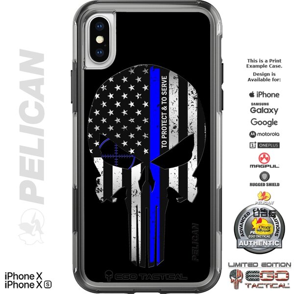 EGO Tactical - Subdued Thin Blue Line 50-Star US American Flag To ...