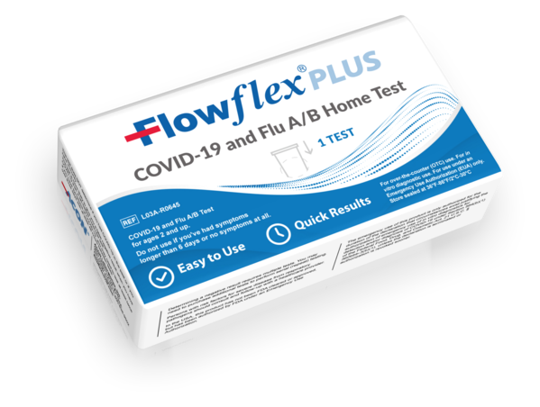 MediTac Kits - Flowflex PLUS COVID-19 and Flu A/B Test Kit 1CT ...