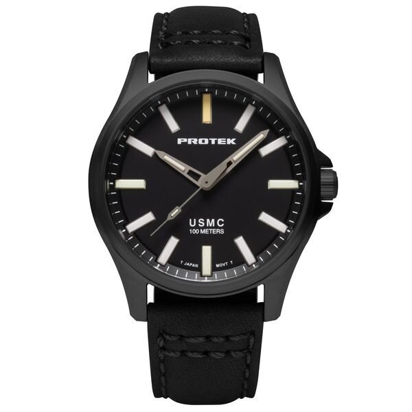 Protek - Men's 40mm Titanium Field USMC 3100 Series Watch - Military ...