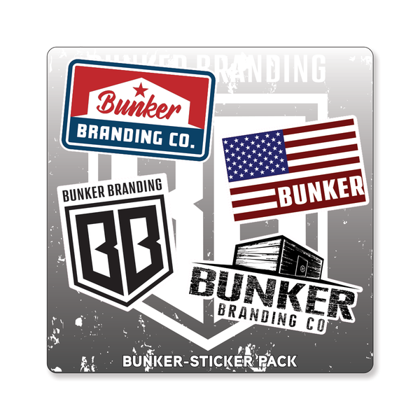 Bunker Branding Co. - Bunker Starter Sticker Pack - Military & First ...