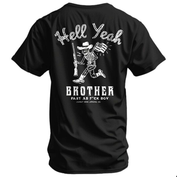 Combat Iron Apparel™ - Hell Yeah Brother Cowboy Men's T-Shirt ...