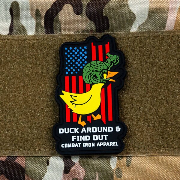 Combat Iron Apparel™ - Duck Around & Find Out DAFO Tactiduck PVC Patch ...