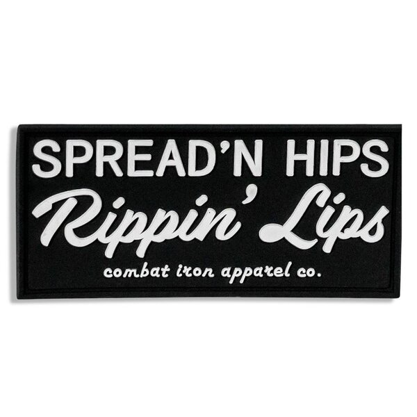 Combat Iron Apparel™ - Spread'n Hips, Rippin' Lips PVC Patch - Military ...
