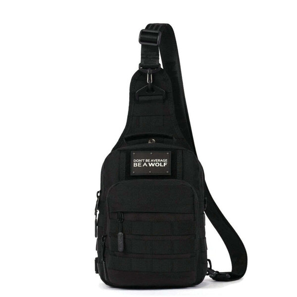 WOLFpak - 9L Tactical Sling Bag Alpha Black - Military & First ...