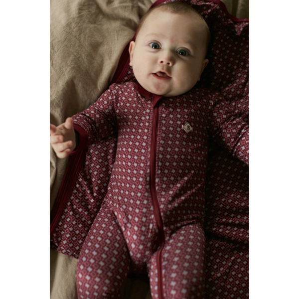 BURLEBO - Baby Zip Up - Texas - Maroon & Grey - Military & First ...