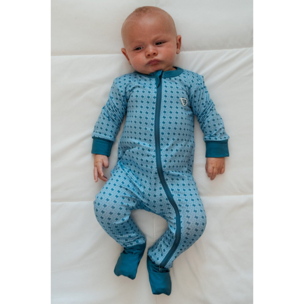 BURLEBO - Baby Zip Up - Texas - Light Blue - Military & First Responder ...