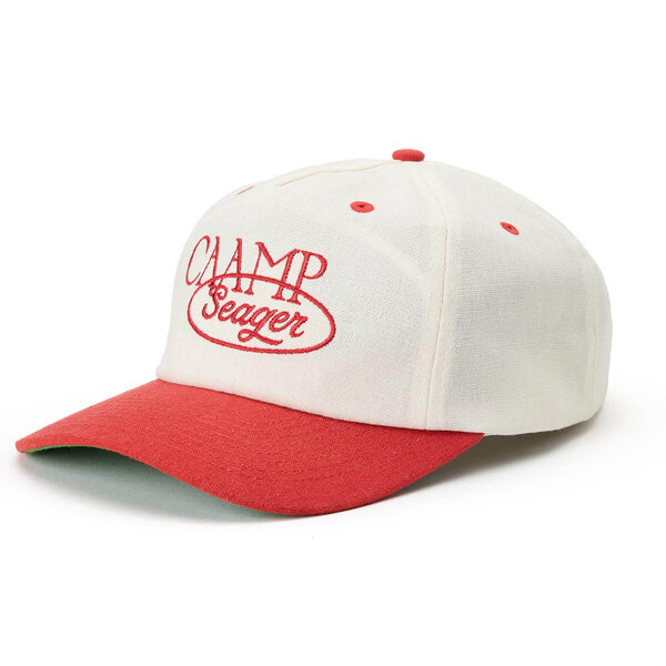 Seager Co. - Seager x Caamp 2025 Hemp Snapback Cream/Red - Military ...
